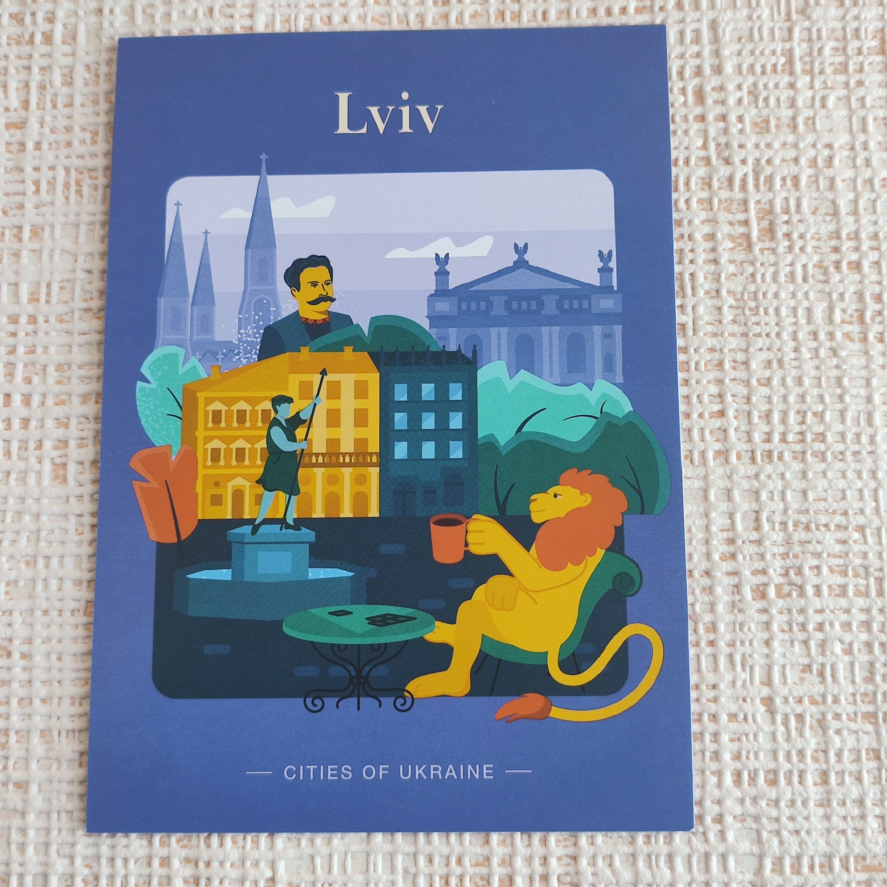 Collection Set of 7 Art Postcards With Hero Cities of Ukraine. 6 ...