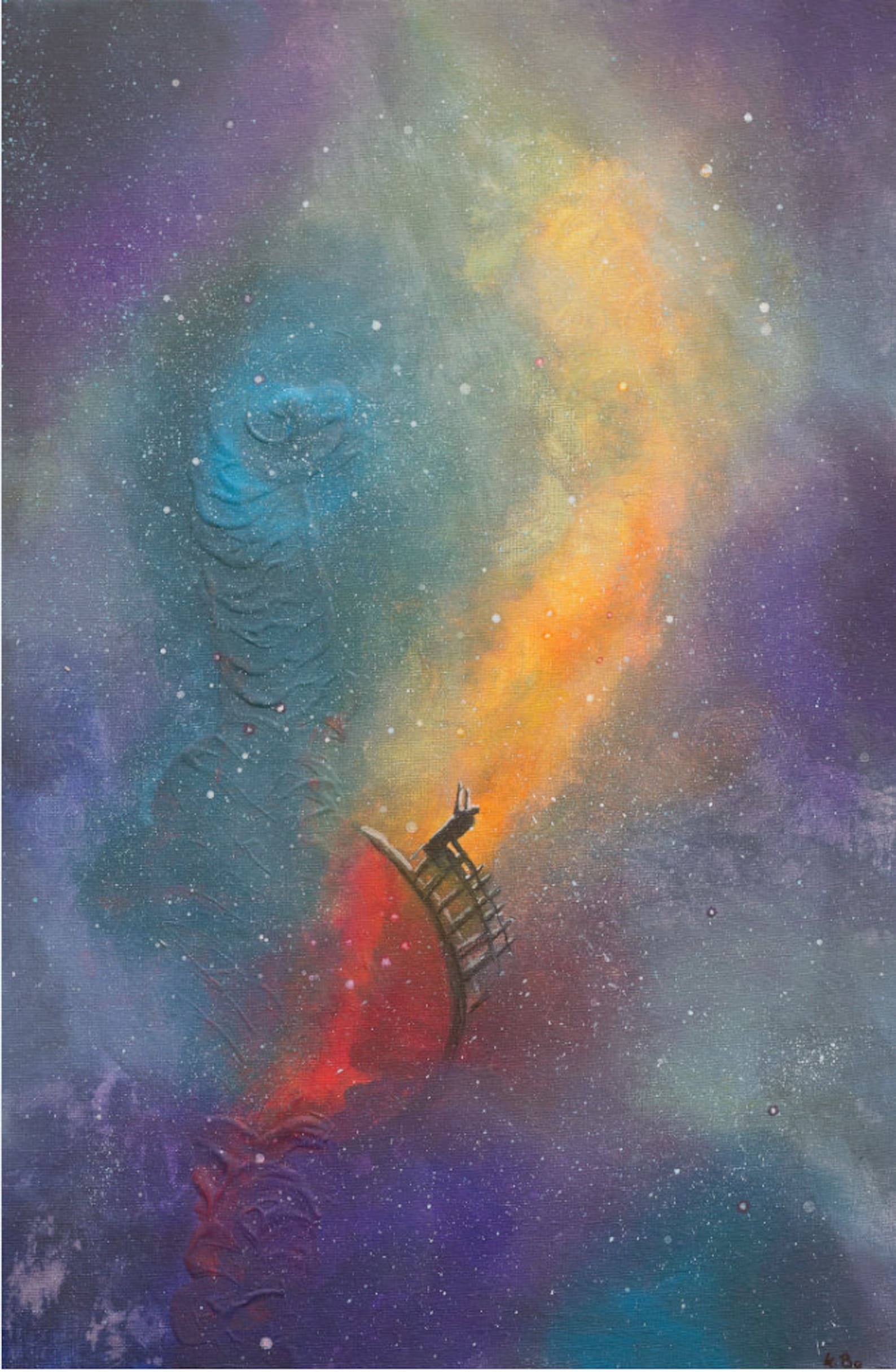 Universo impresión de arte en papel fineart - Etsy México