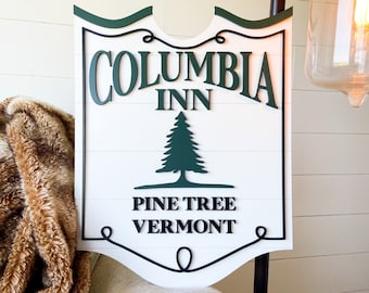 Pine Tree Vermont Sign - Etsy