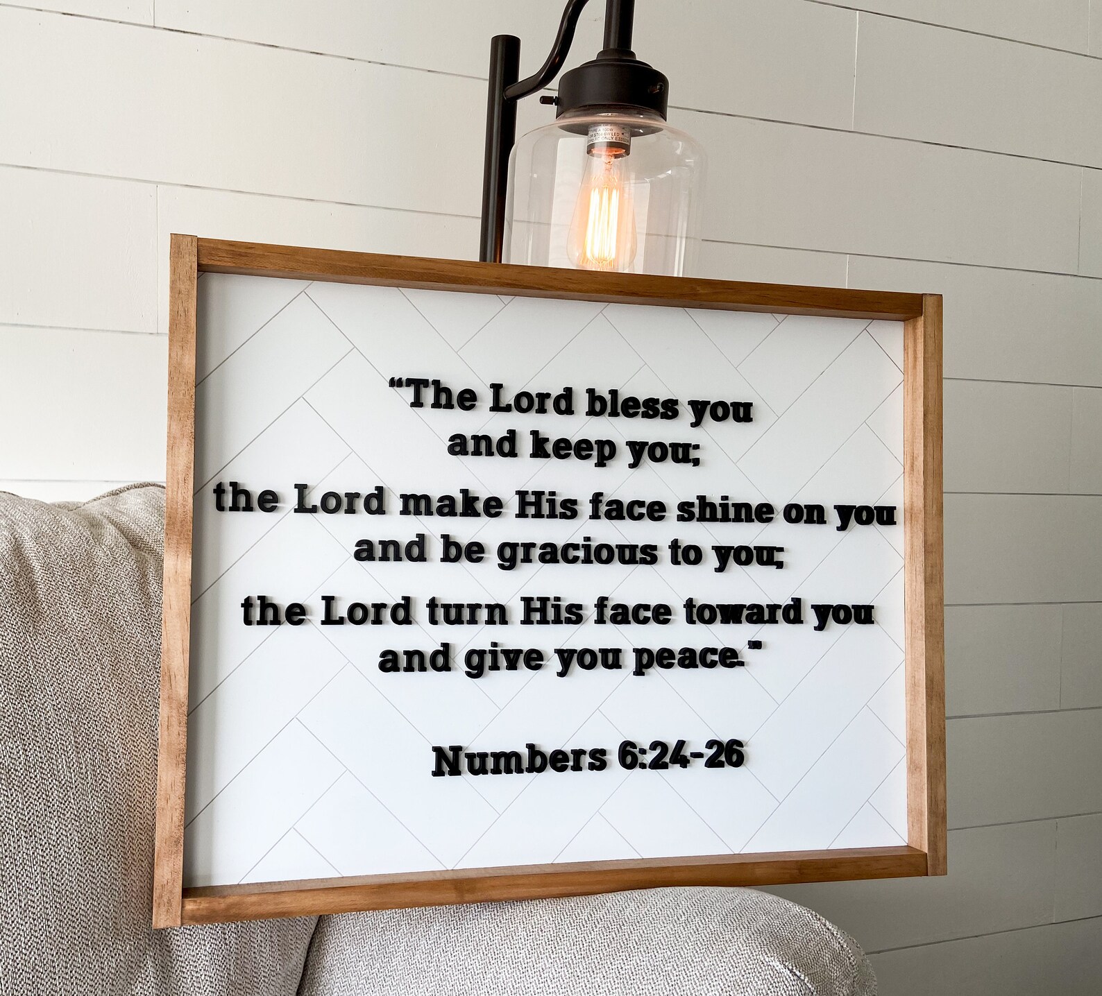Custom Bible Verse Home Sign Work Heartily Office Sign 3D - Etsy