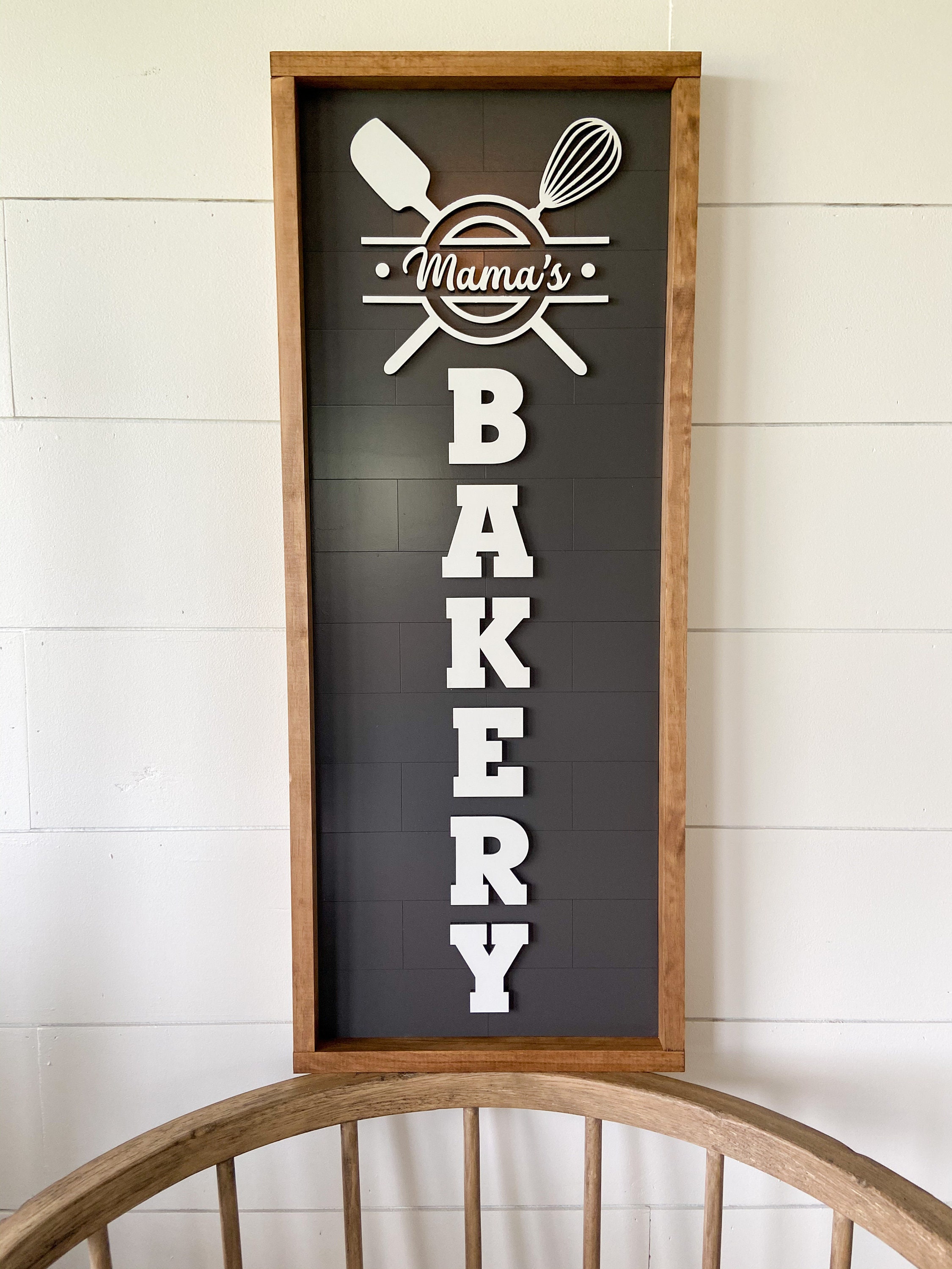 Personalized Bakery Sign Tile Etched Engraved 3D Letter | Etsy