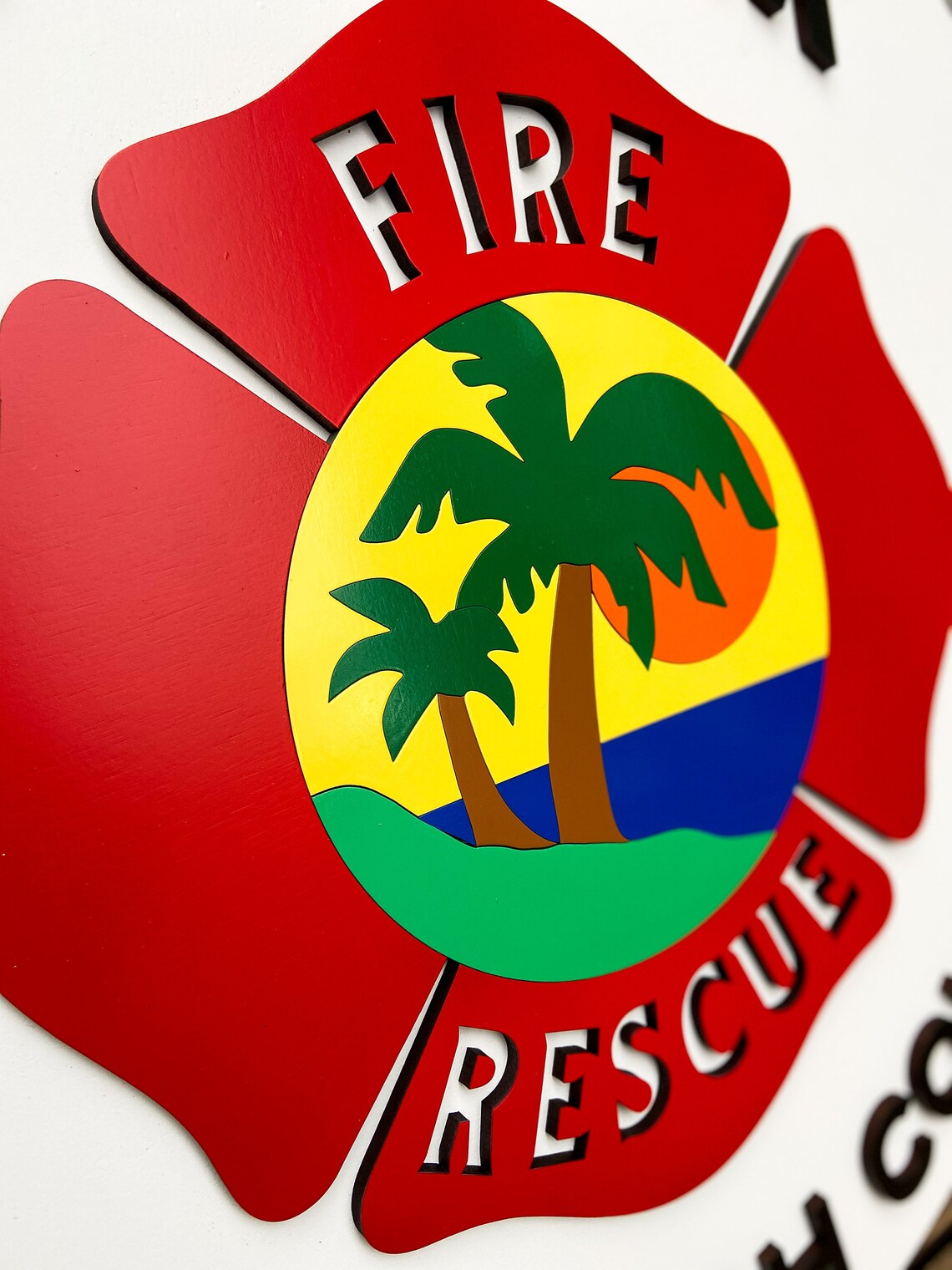 Custom Fire Department Logo Sign firefighters/first | Etsy