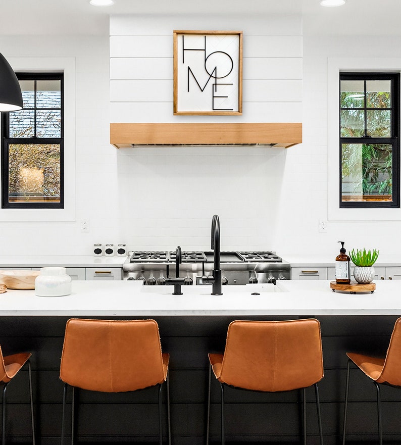 3D HOME Laser Cut Sign Raised Lettering Custom Background - Etsy