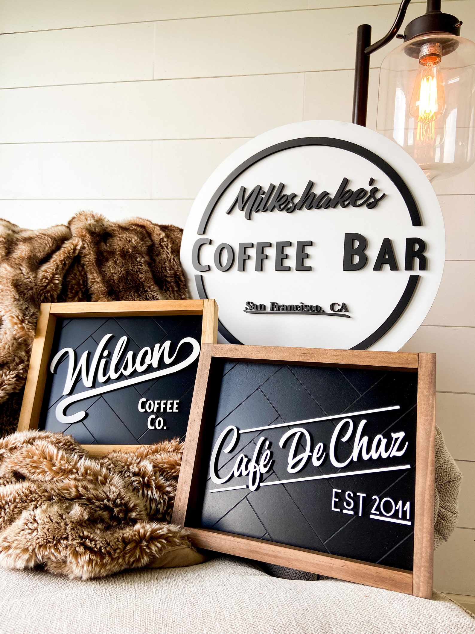 Personalized Vintage Cafe Sign Established Year Custom | Etsy