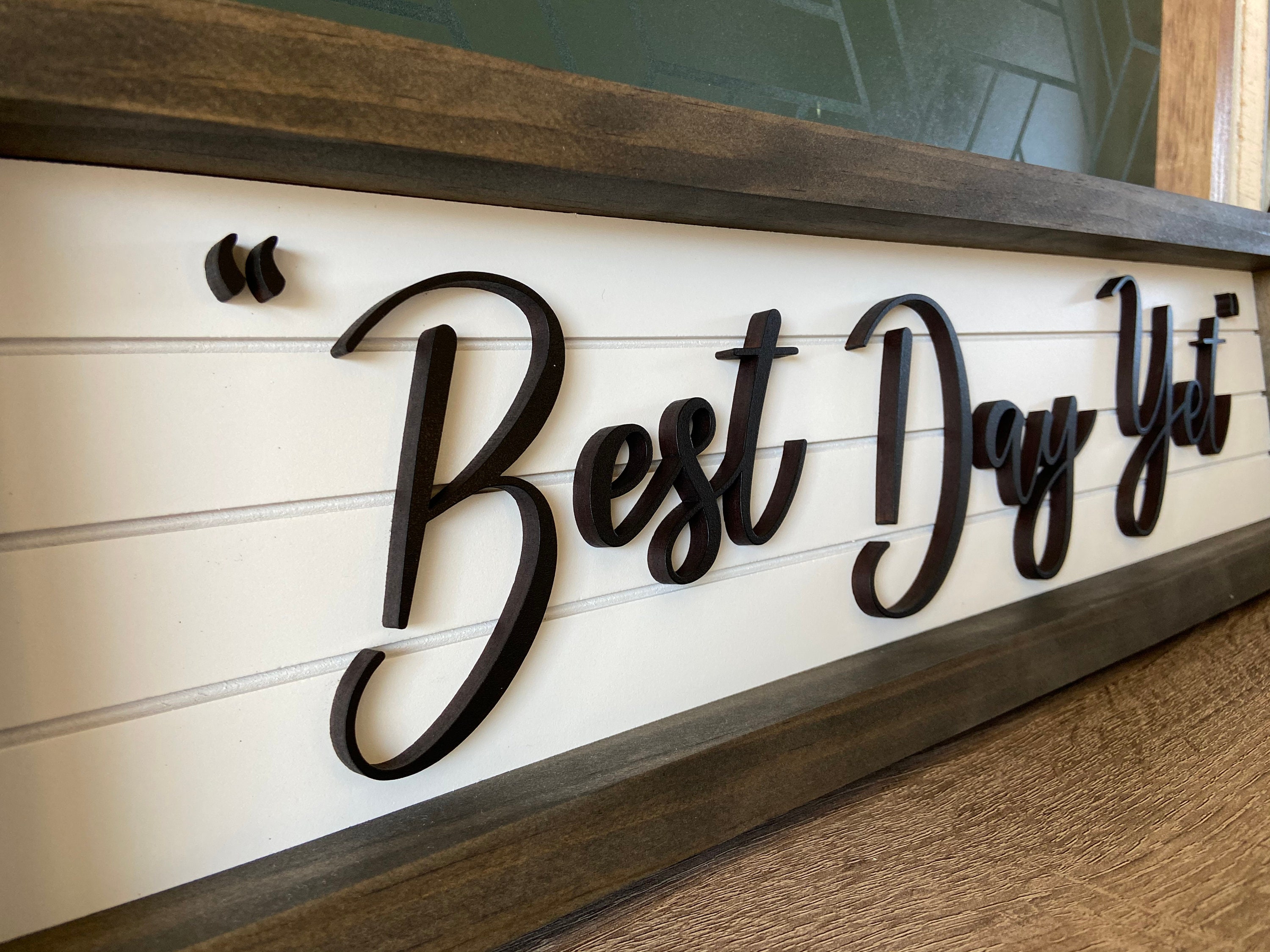 6x24 Fully Customizable Mantel Sign Custom Quote Custom | Etsy