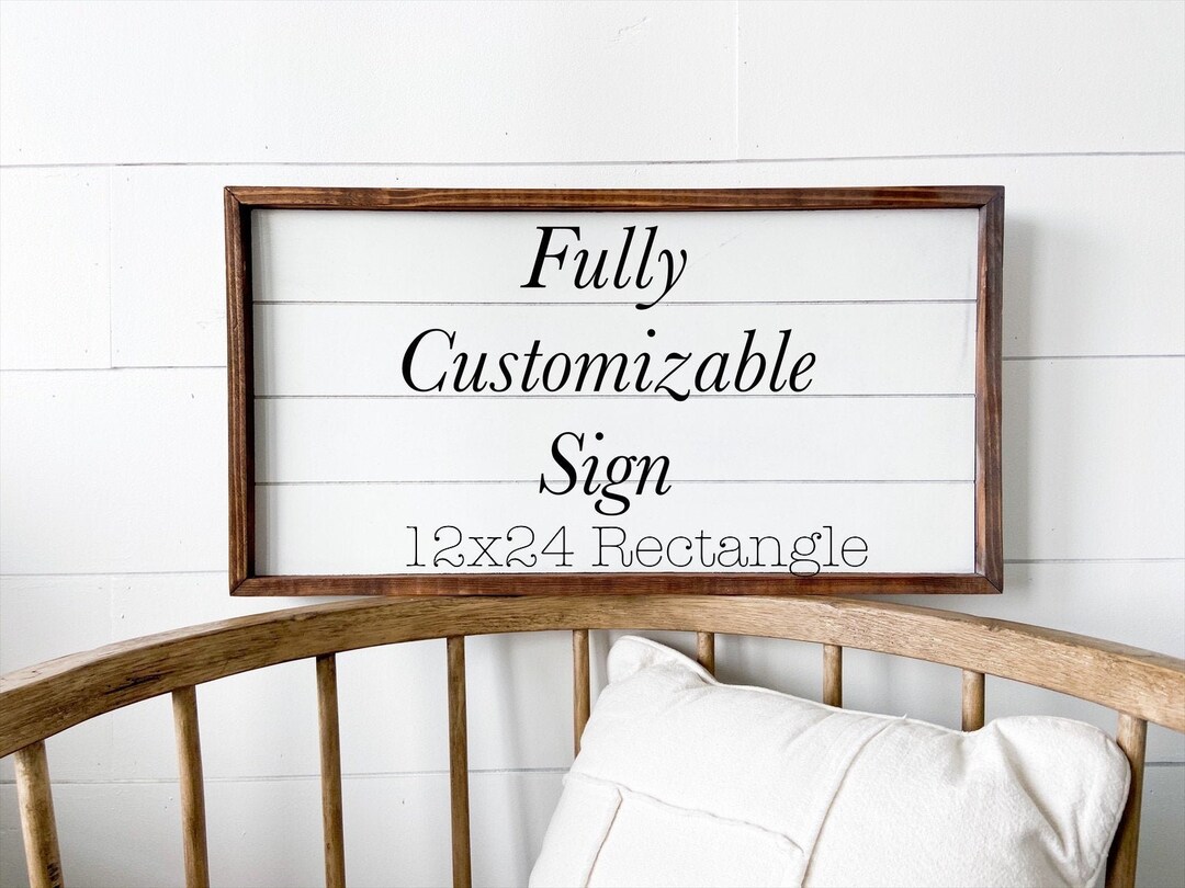 12x24 Fully Customized Sign, Engraved Background Patterns & 3D Laser ...