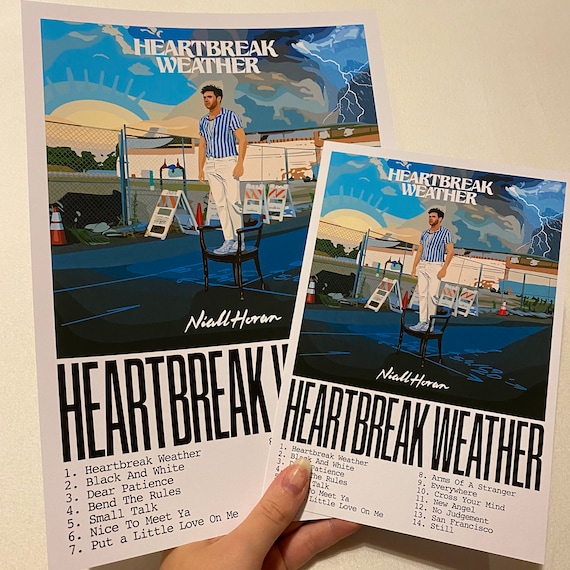 Art Print Album: Heartbreak Weather / NH / Niall / Songs - Etsy