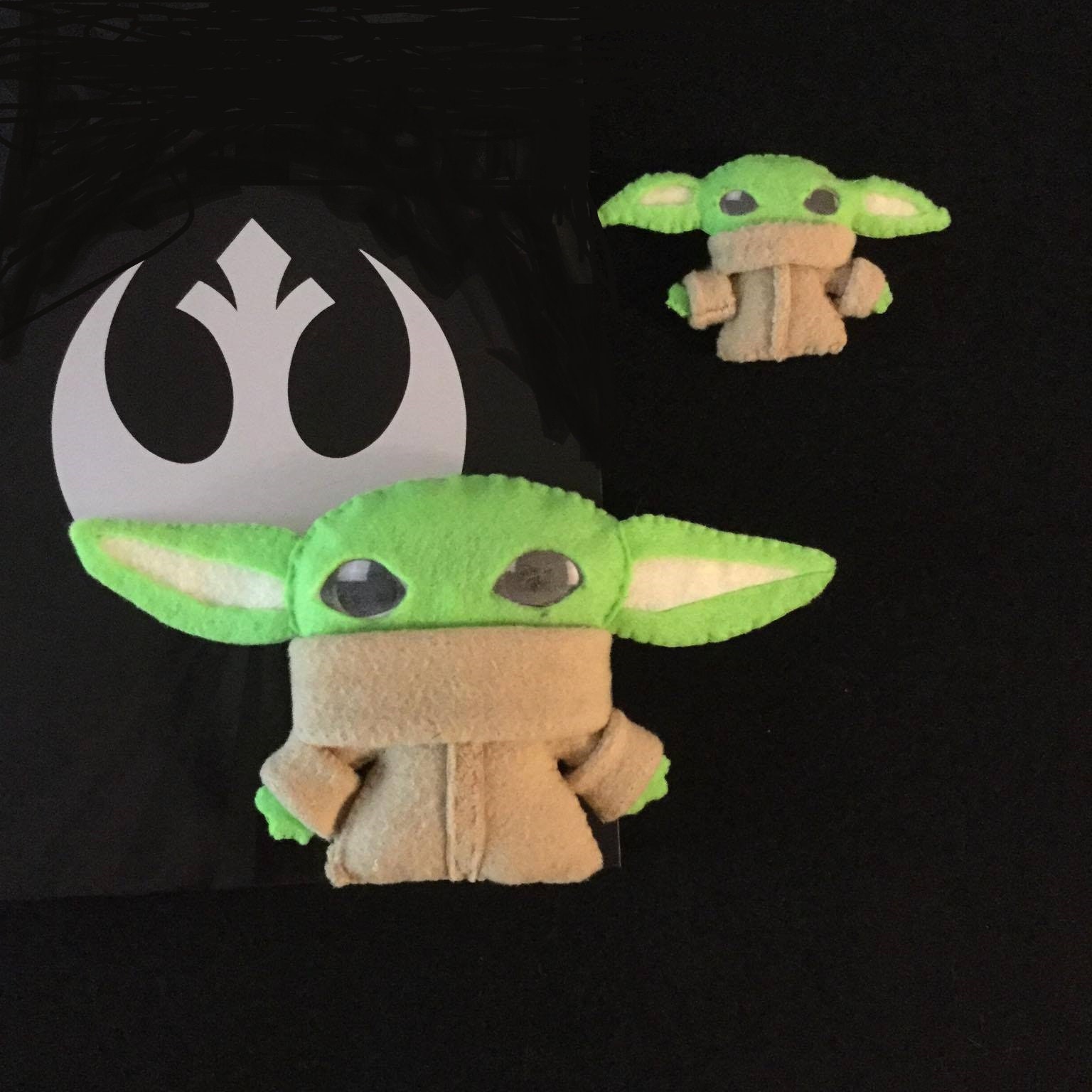 Digital File PDF PATTERN + Video Baby Yoda Grogu - Star Wars Felt Toy ...