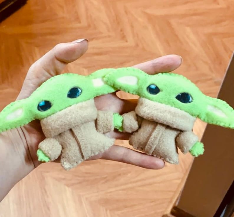 Digital File PDF PATTERN + Video Baby Yoda Grogu - Star Wars Felt Toy ...