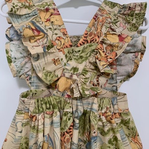 Classic Winnie the Pooh Pinafore Dress - Etsy