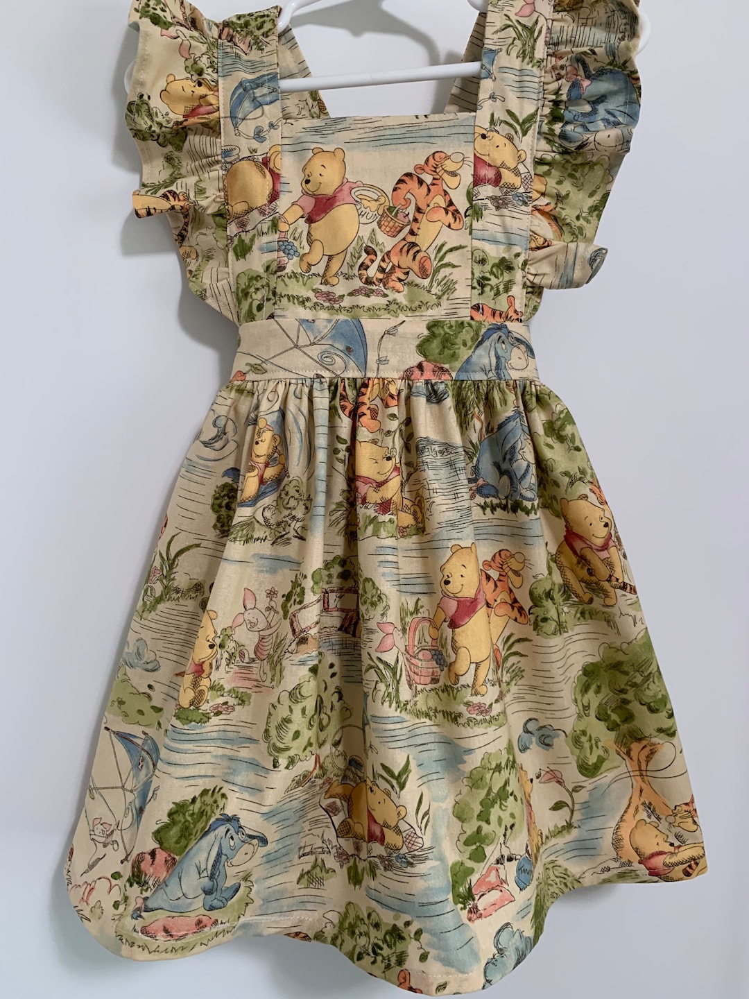 Classic Winnie the Pooh Pinafore Dress - Etsy