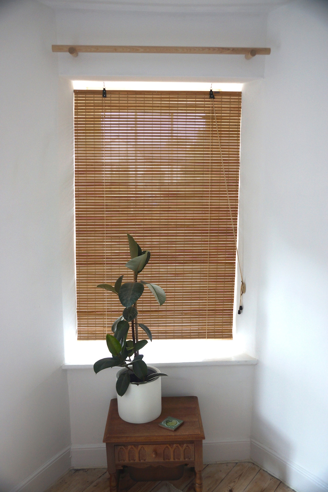 Handmade Ash Curtain Holder Wooden Curtain Bracket Modern - Etsy