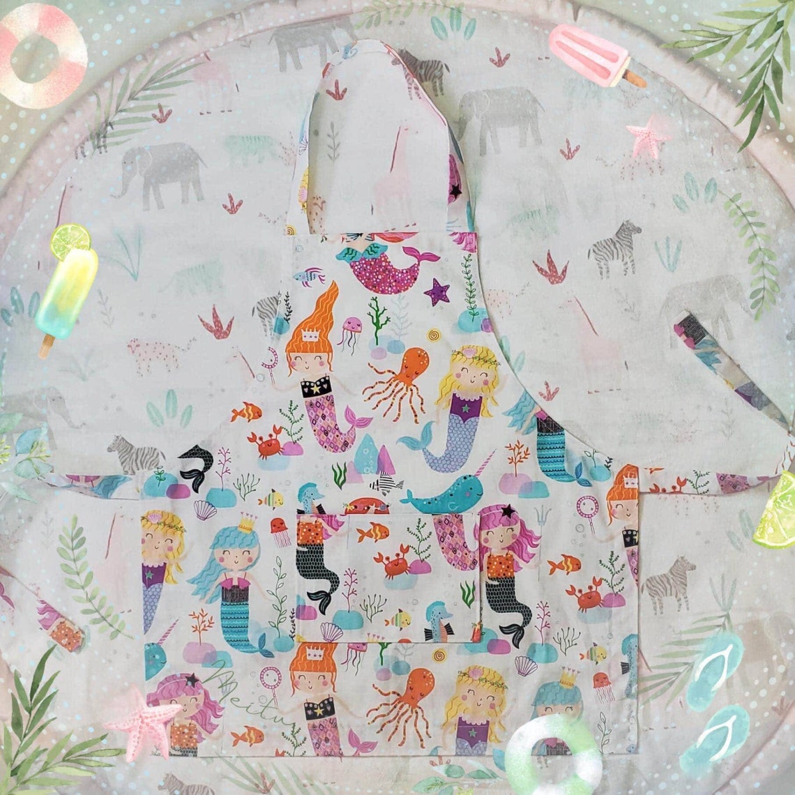 Kid's Mermaid Apron - Etsy