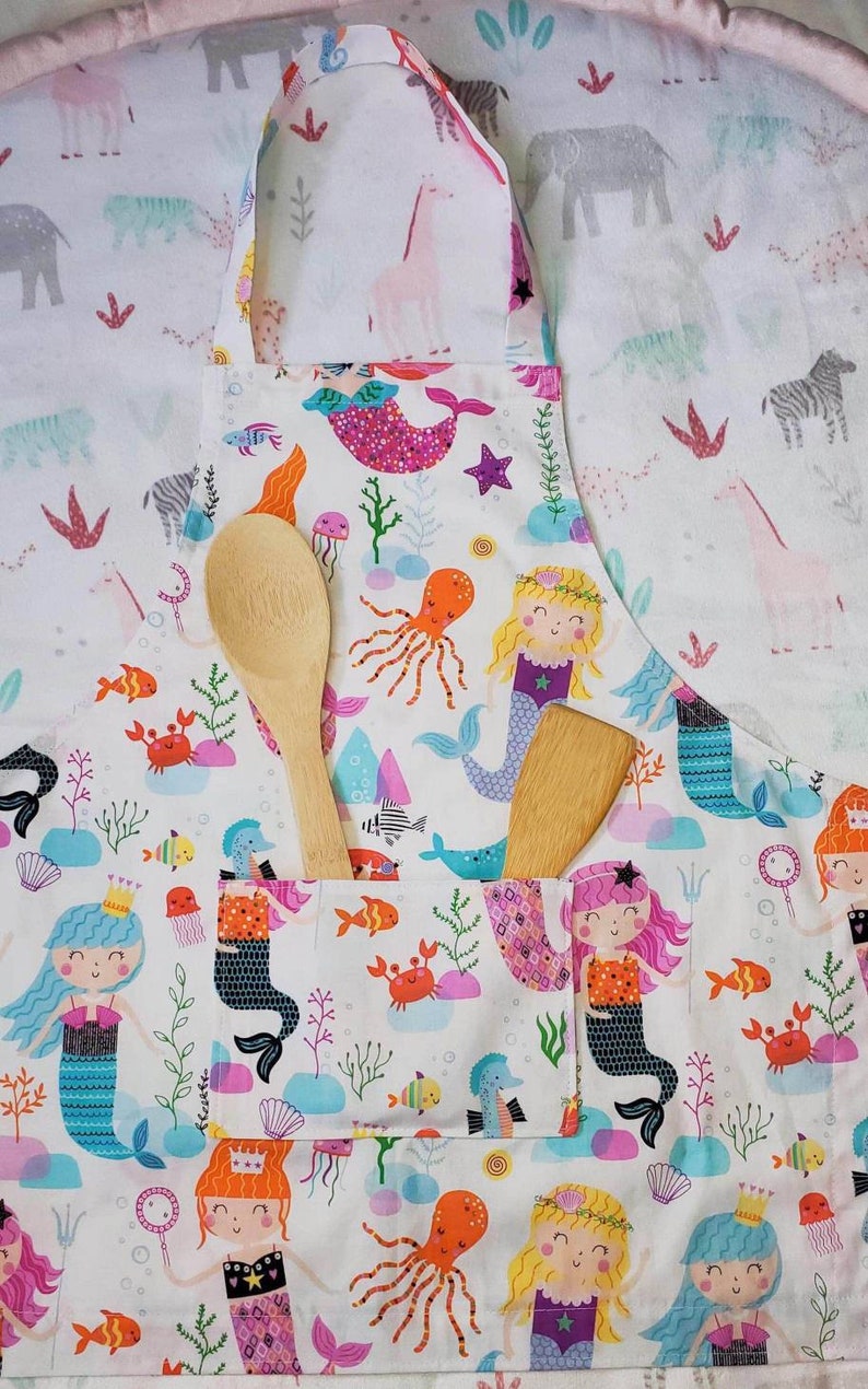 Kid's Mermaid Apron - Etsy