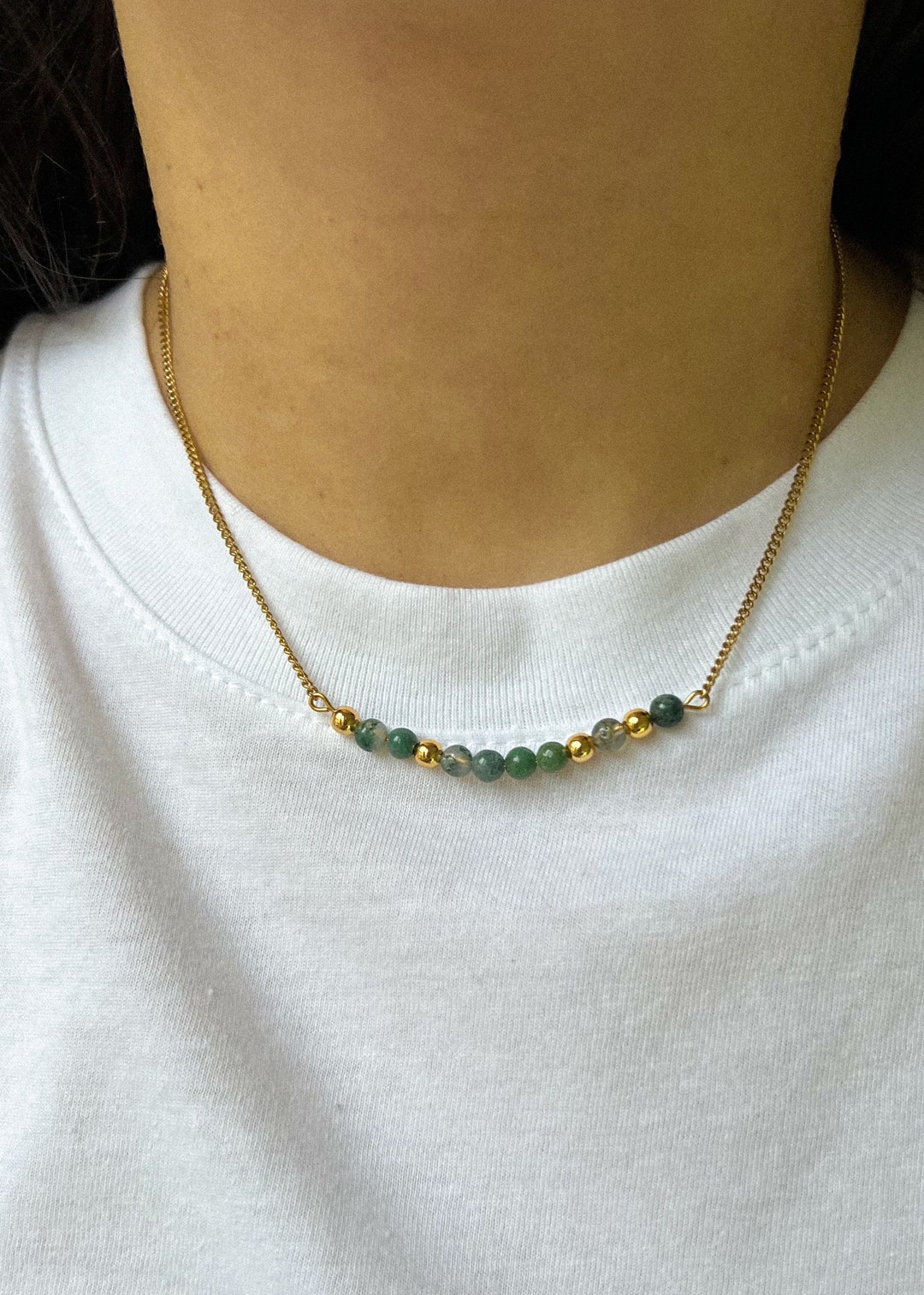 Morse Code Name Necklace Custom, Personalized Initials Chain Dainty ...