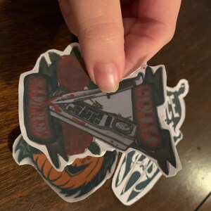 Scream Stickers 8 Pack - Etsy