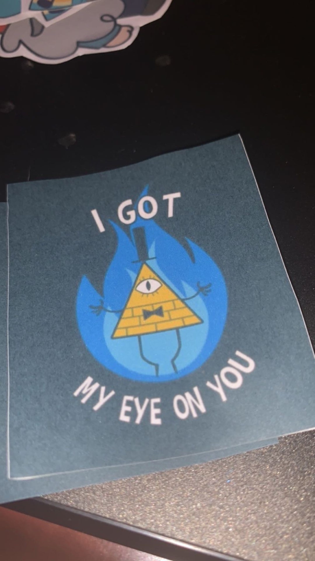 Gravity Falls Sticker Bill Cipher I Got My Eye on You - Etsy