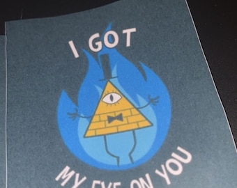 Bill Cipher Vinyl Sticker - Etsy