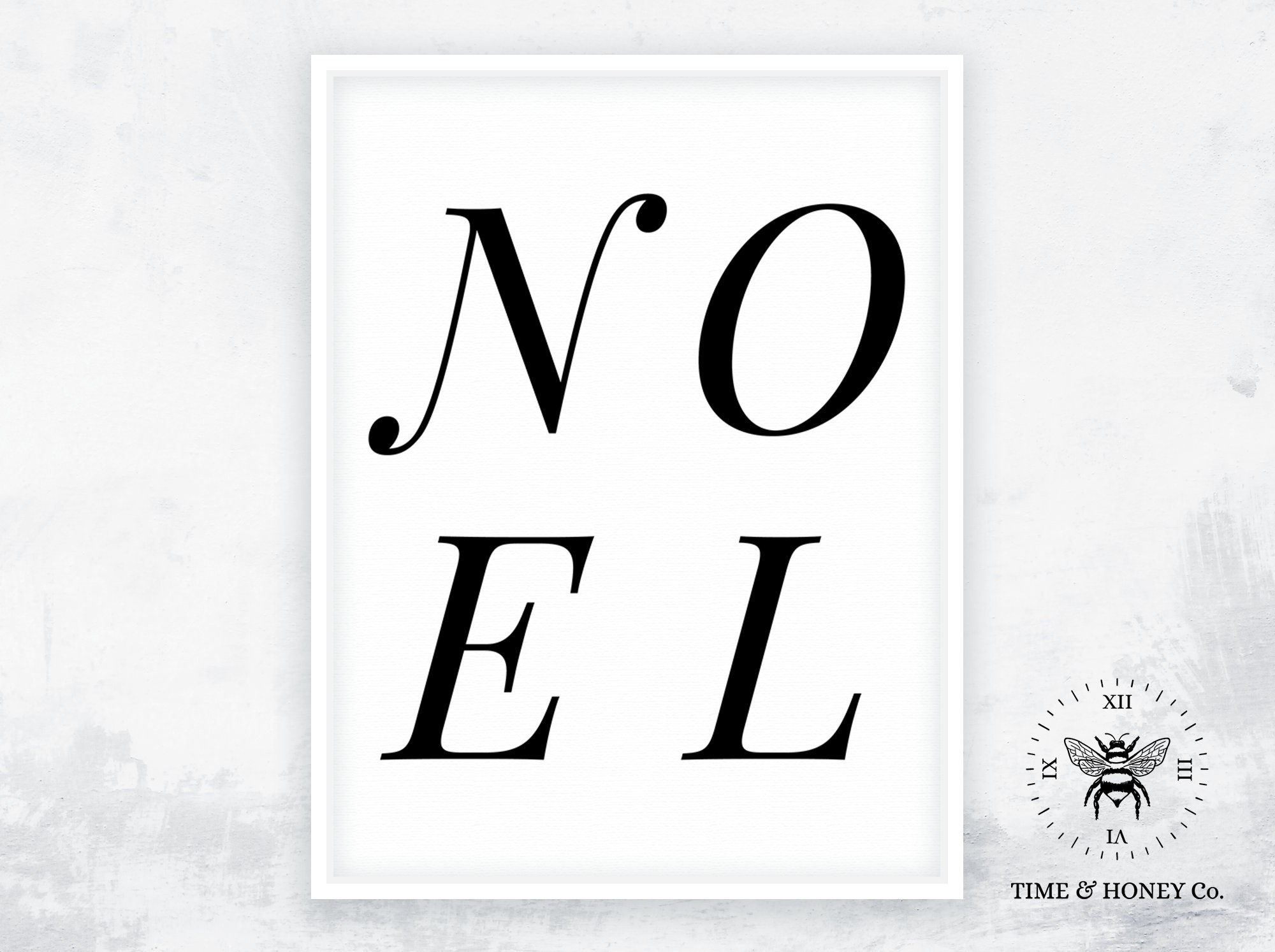 Noel Printable Instant Digital Download Downloadable Art - Etsy