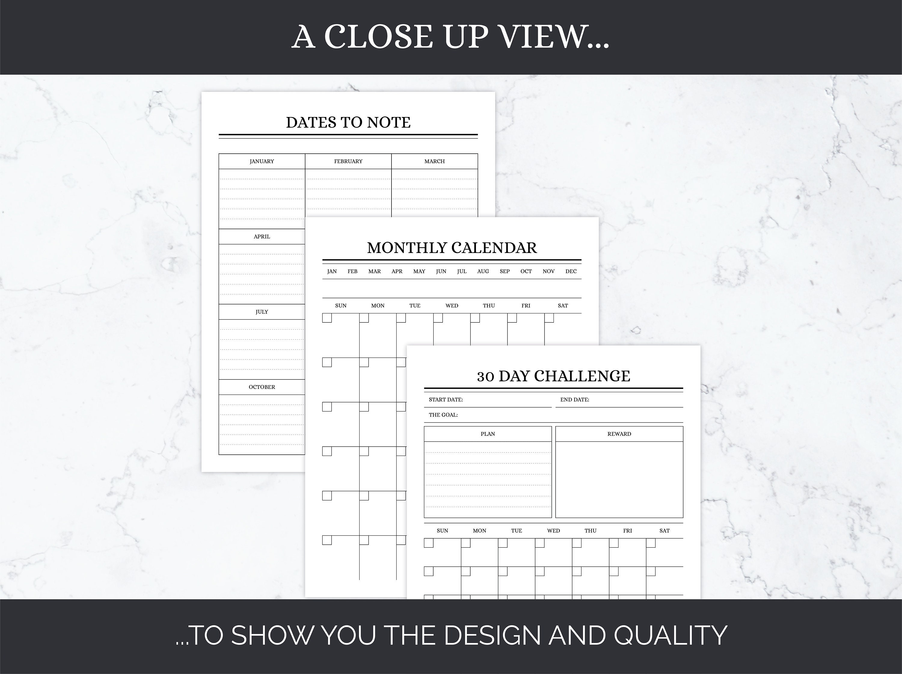 Ultimate Printable Planner PDF 2020 2021 2022 Fitness - Etsy