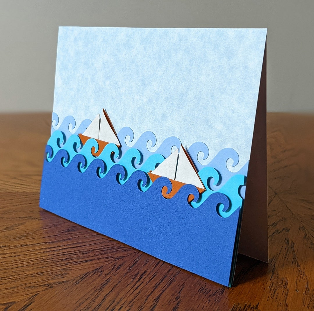 Boat Card, Masculine Card - Etsy