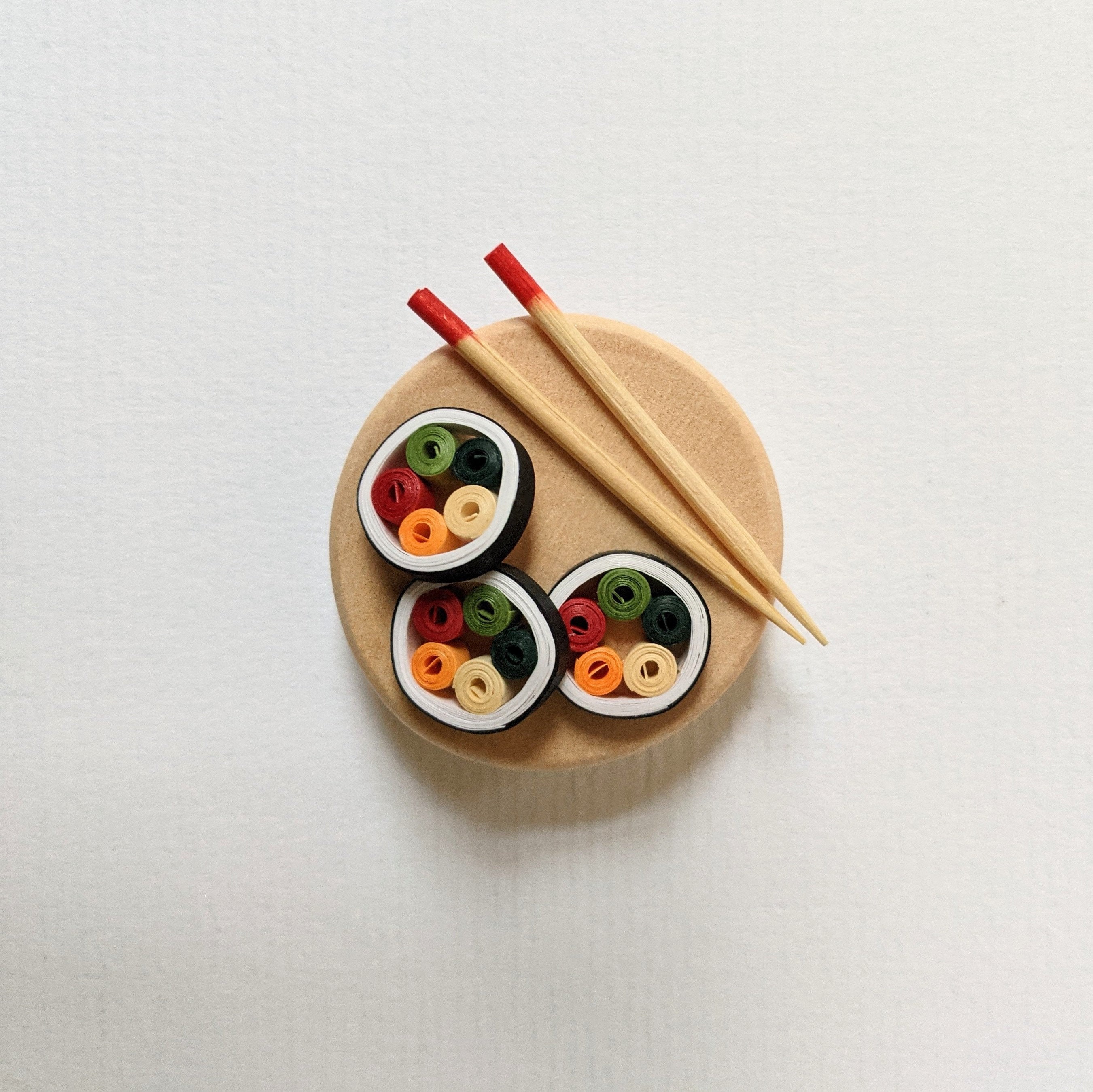 Quilled Sushi Magnet Fridge Magnet - Etsy