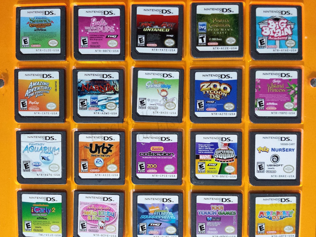 Authentic Nintendo DS Games for DS / Dslite / Dsi / 3DS XL and 2DS - Etsy