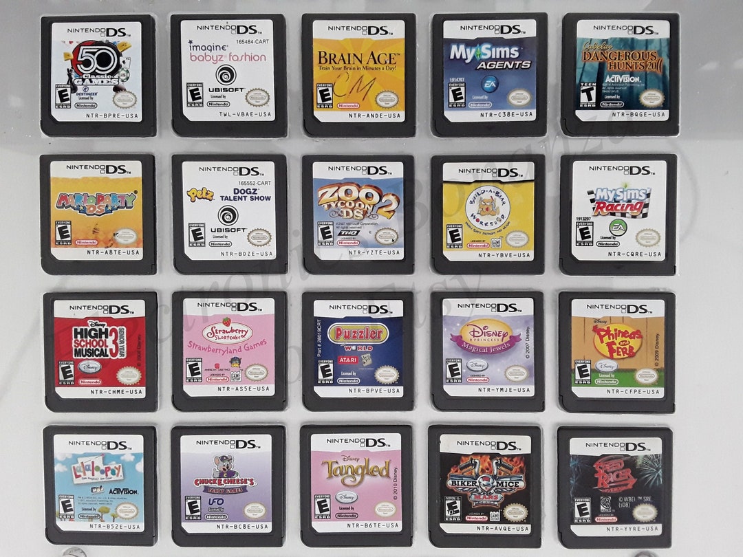 Authentic Nintendo DS Games for DS / Dslite / Dsi / 3DS XL and 2DS - Etsy