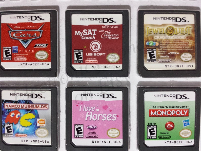 Authentic Nintendo DS Games for DS / Dslite / Dsi / 3DS XL and 2DS - Etsy