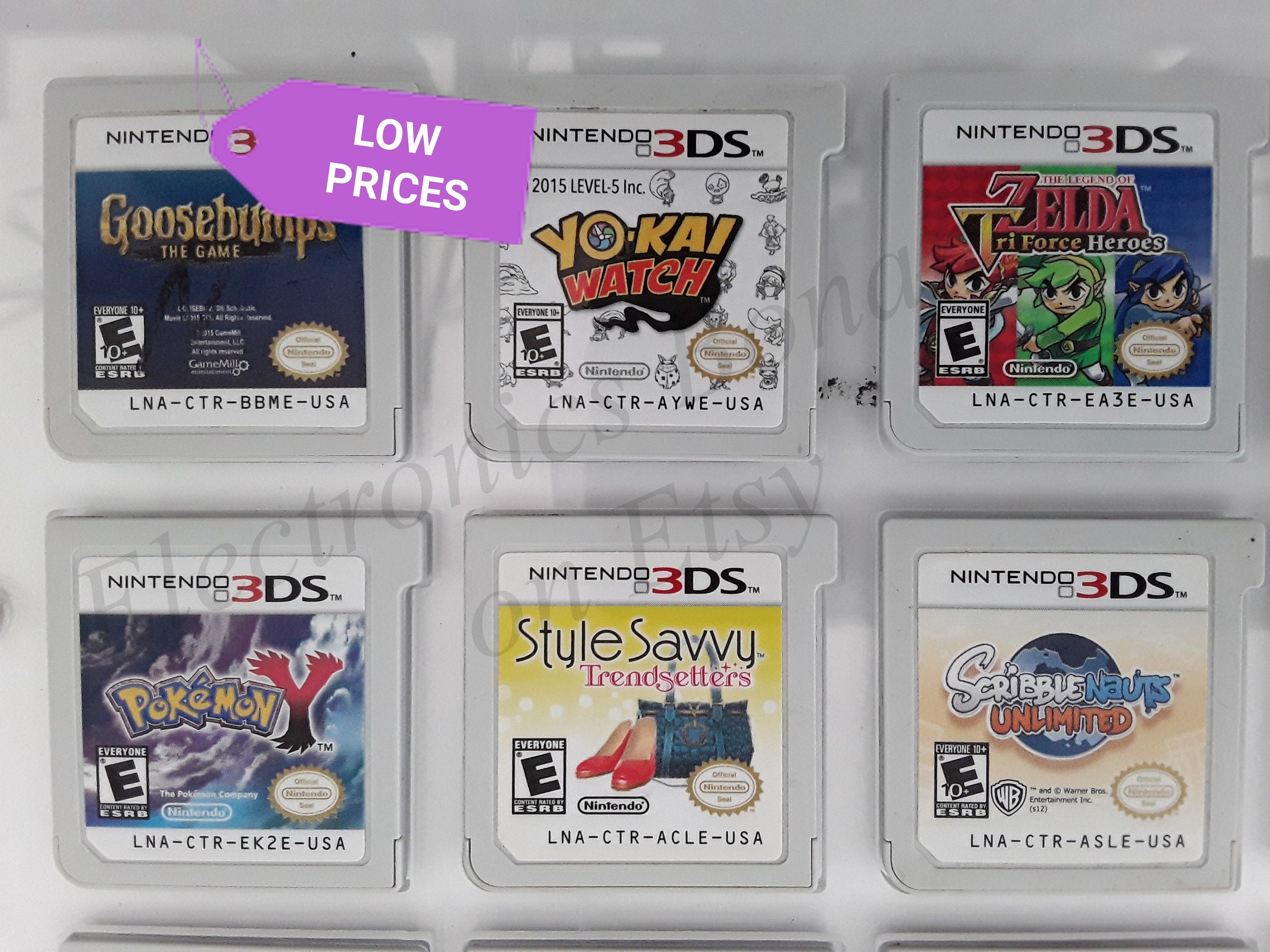 Authentic Nintendo 3DS Games - Etsy