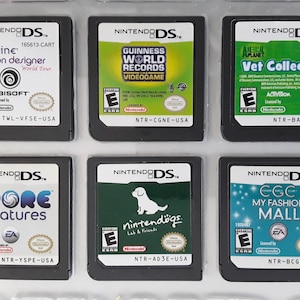 Authentic Nintendo DS Games for DS / Dslite / Dsi / 3DS XL and 2DS - Etsy