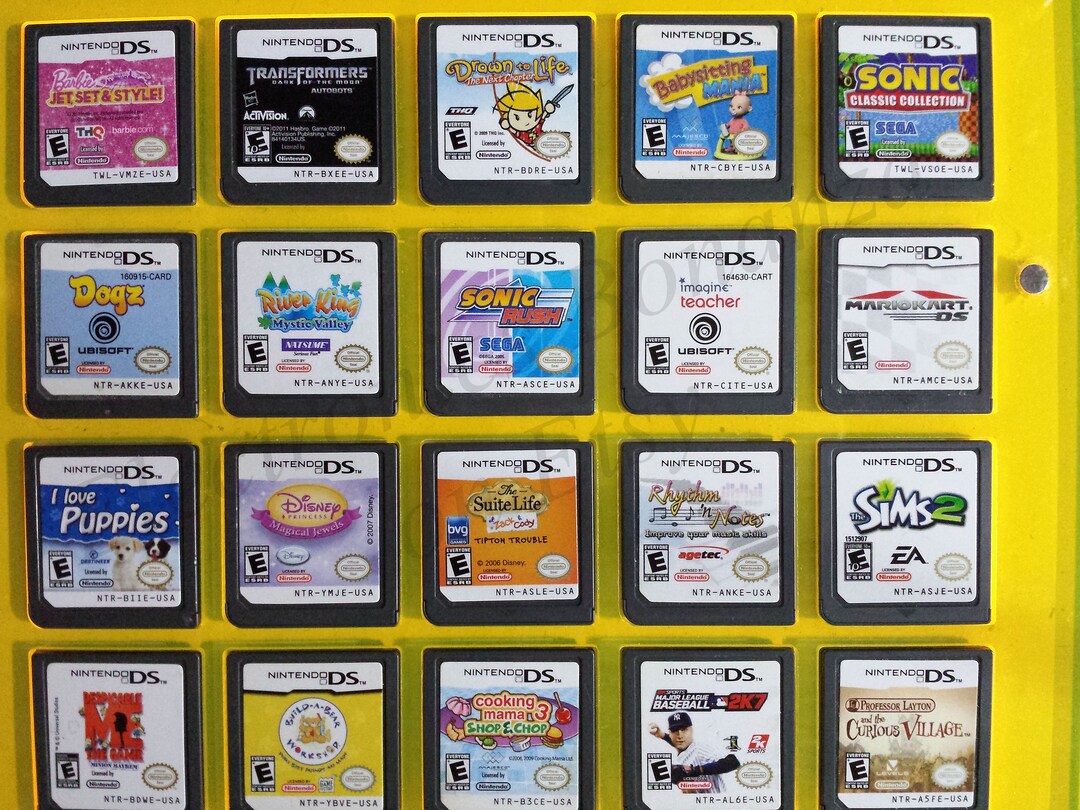 Authentic Nintendo DS Games for DS / Dslite / Dsi / 3DS XL and 2DS - Etsy