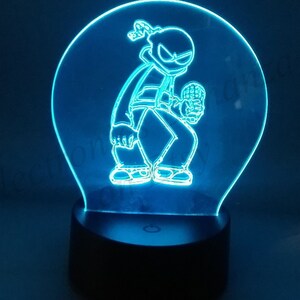 Friday Night Funkin Whitty Multi-color LED Night Light / Desk Lamp With ...