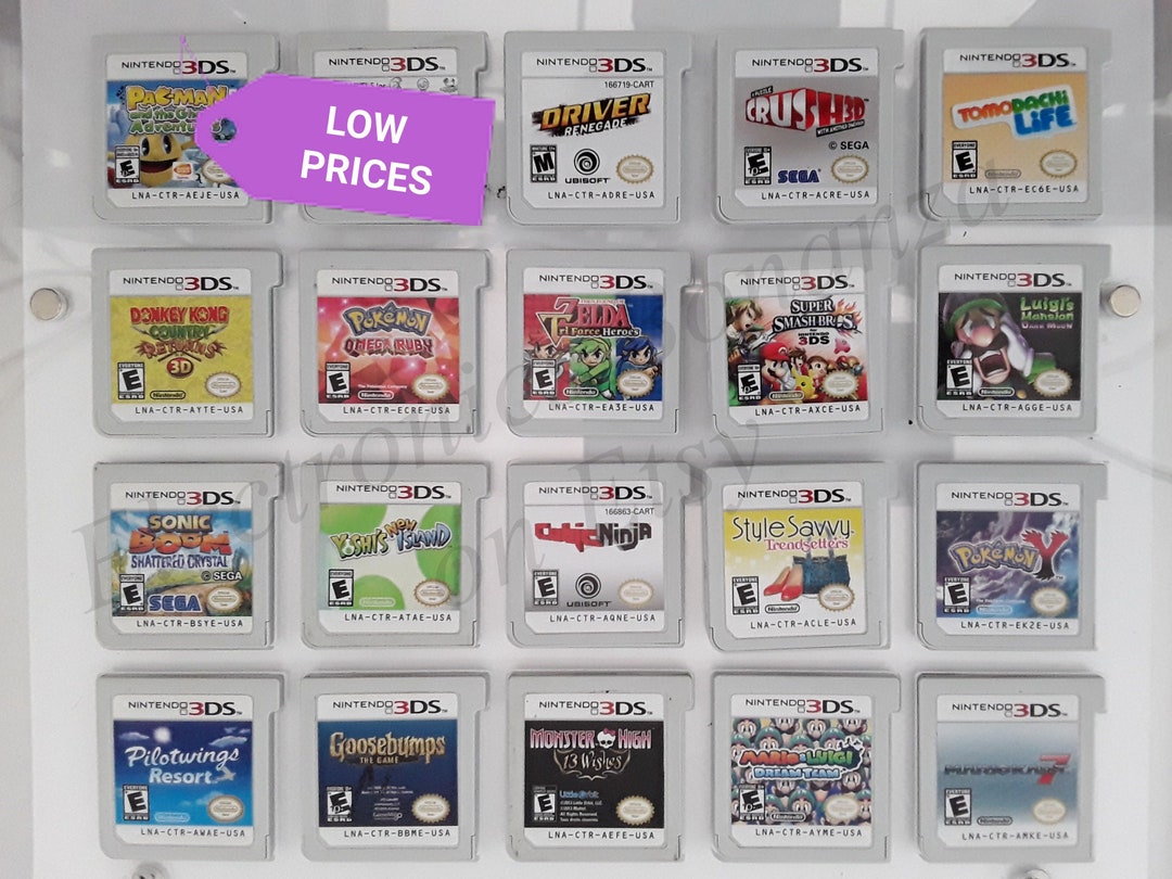 Authentic Nintendo 3DS Games - Etsy