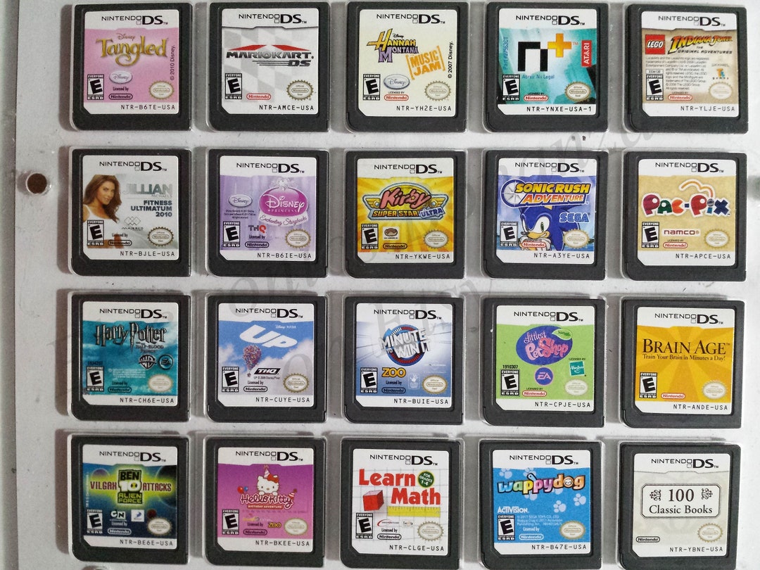 Authentic Nintendo DS Games for DS / Dslite / Dsi / 3DS XL and 2DS - Etsy