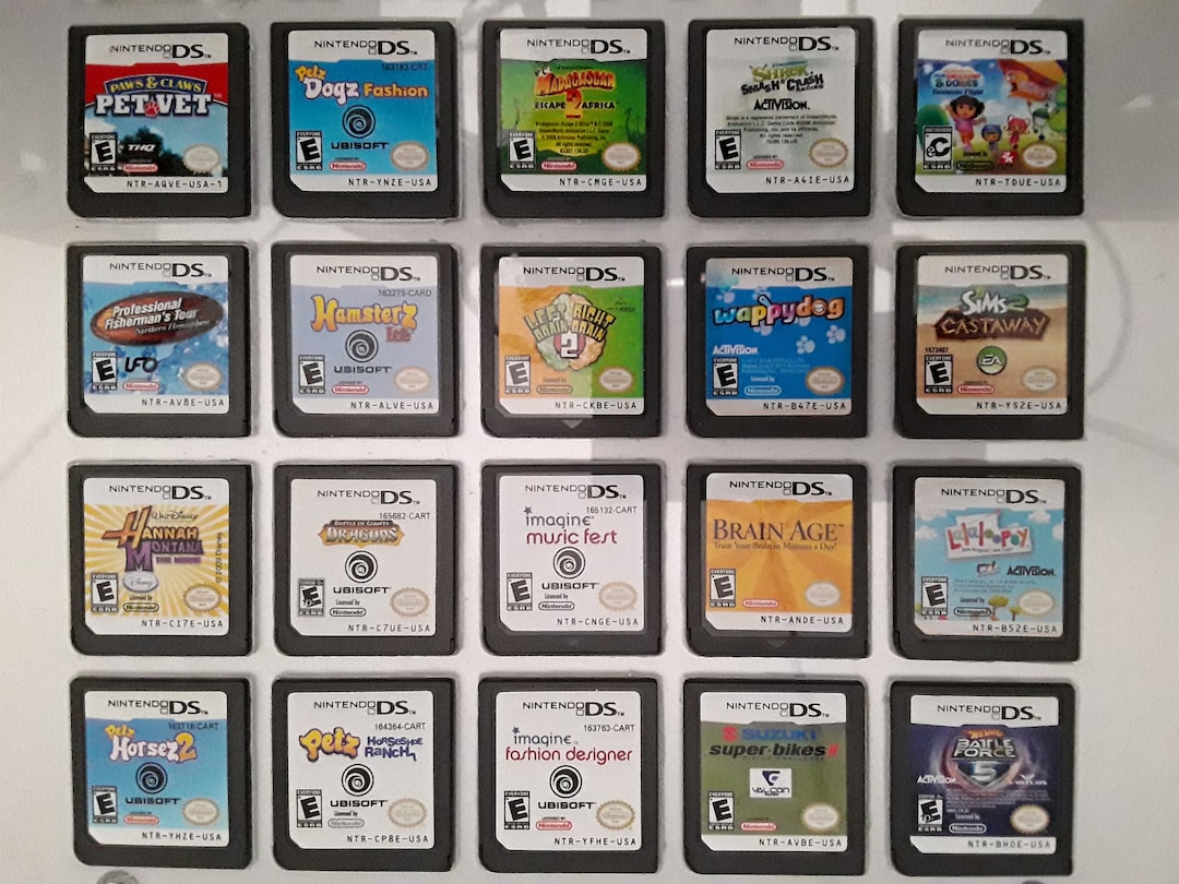 Authentic Nintendo DS Games for DS / Dslite / Dsi / 3DS XL and 2DS - Etsy