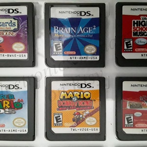 Authentic Nintendo DS Games for DS / Dslite / Dsi / 3DS XL and 2DS - Etsy
