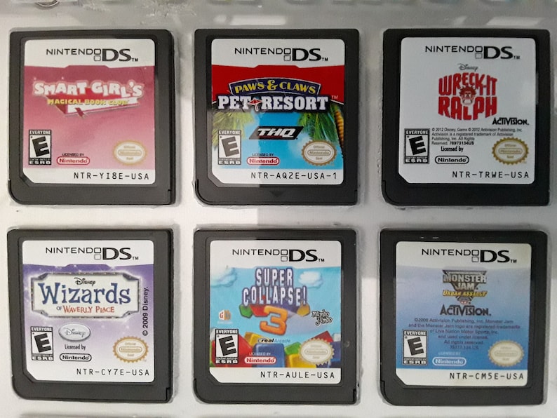 Authentic Nintendo DS Games for DS / Dslite / Dsi / 3DS XL and - Etsy