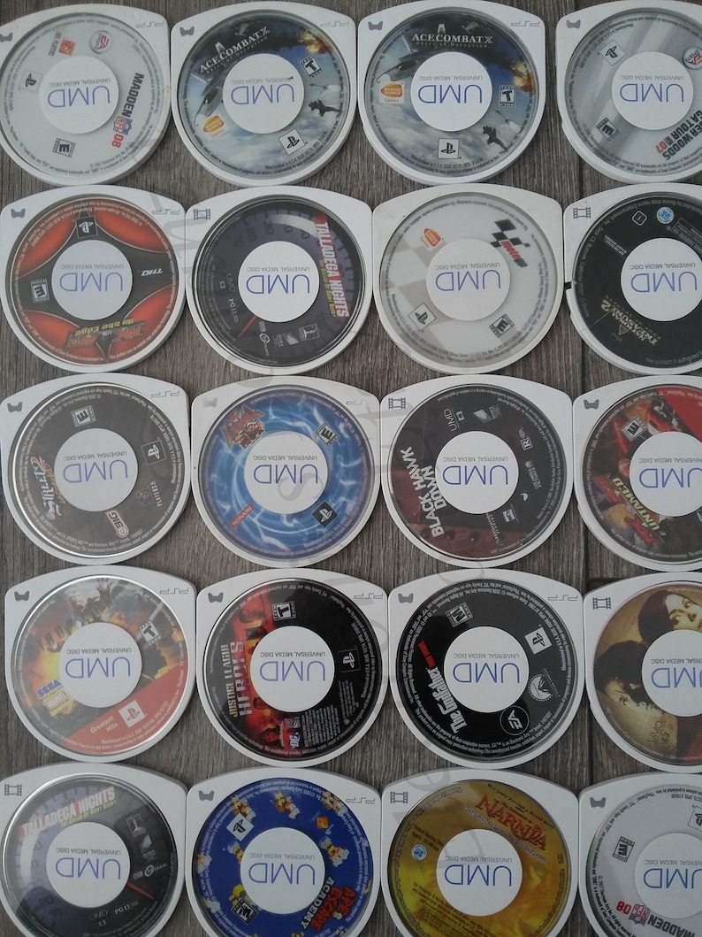 Sony Playstation PSP Games and Movies - Etsy