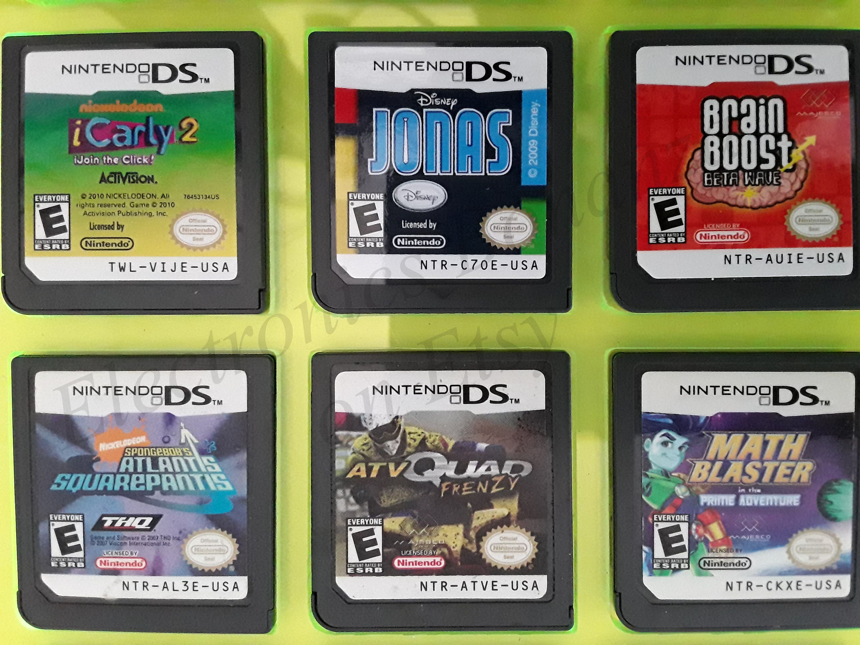 Authentic Nintendo DS Games for DS / Dslite / Dsi / 3DS XL and 2DS - Etsy