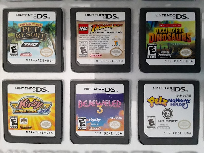 Authentic Nintendo DS Games for DS / Dslite / Dsi / 3DS XL and - Etsy