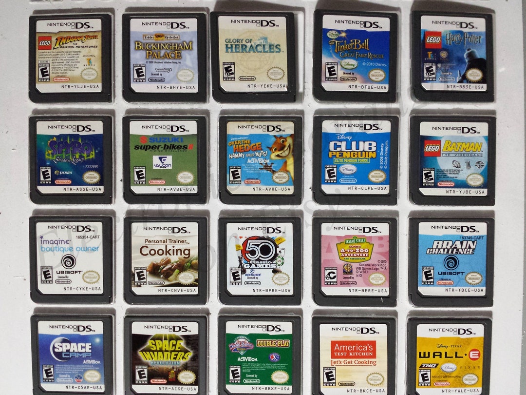 Authentic Nintendo DS Games for DS / Dslite / Dsi / 3DS XL and 2DS - Etsy