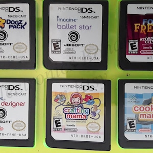 Authentic Nintendo DS Games for DS / Dslite / Dsi / 3DS XL and 2DS - Etsy