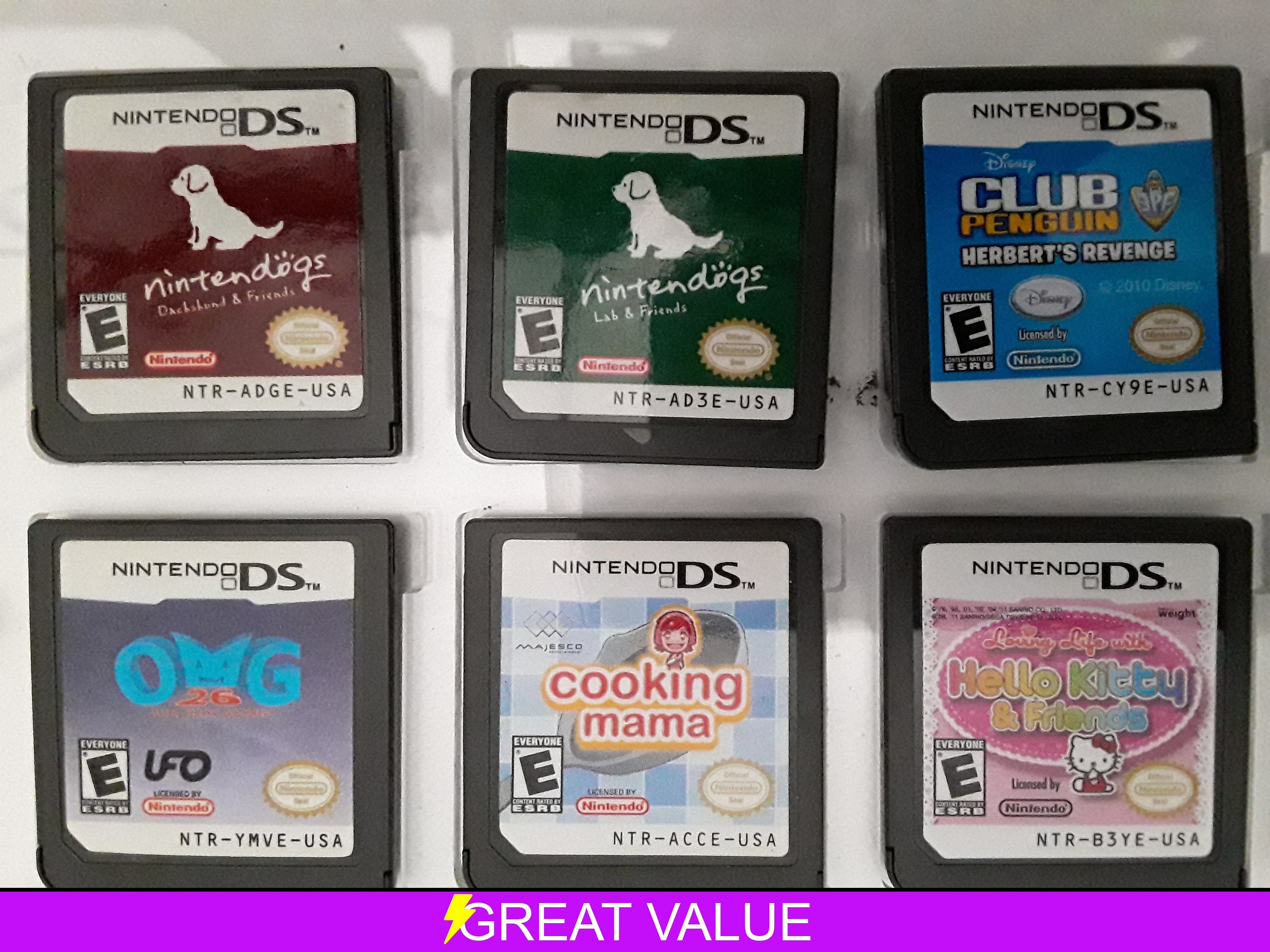 Authentic Nintendo DS Games for DS / Dslite / Dsi / 3DS XL and 2DS - Etsy