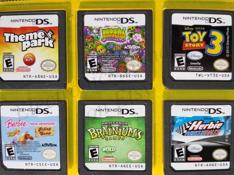 Authentic Nintendo DS Games for DS / Dslite / Dsi / 3DS XL and 2DS - Etsy
