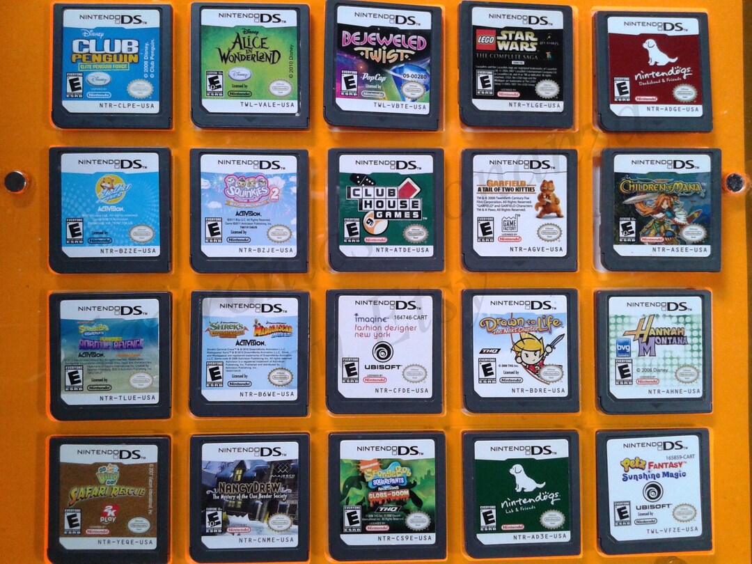 Authentic Nintendo DS Games for DS / Dslite / Dsi / 3DS XL and 2DS - Etsy