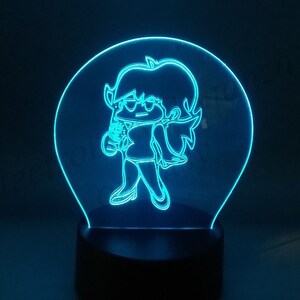 Friday Night Funkin Girlfriend Multi-color LED Night Light / Desk Lamp ...