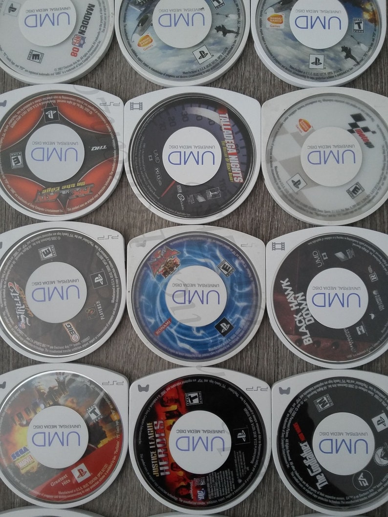 Sony Playstation PSP Games and Movies - Etsy