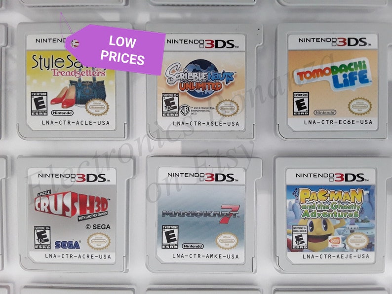 Authentic Nintendo 3DS Games - Etsy