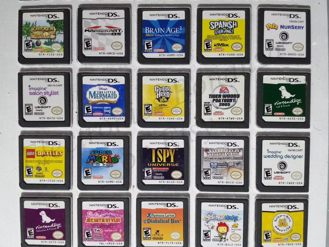 Authentic Nintendo DS Games for DS / Dslite / Dsi / 3DS XL and 2DS - Etsy